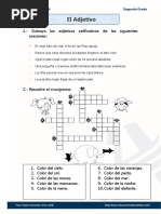 Sopa de Letras de Sustantivos Adjetivos y Verbos 2 | PDF