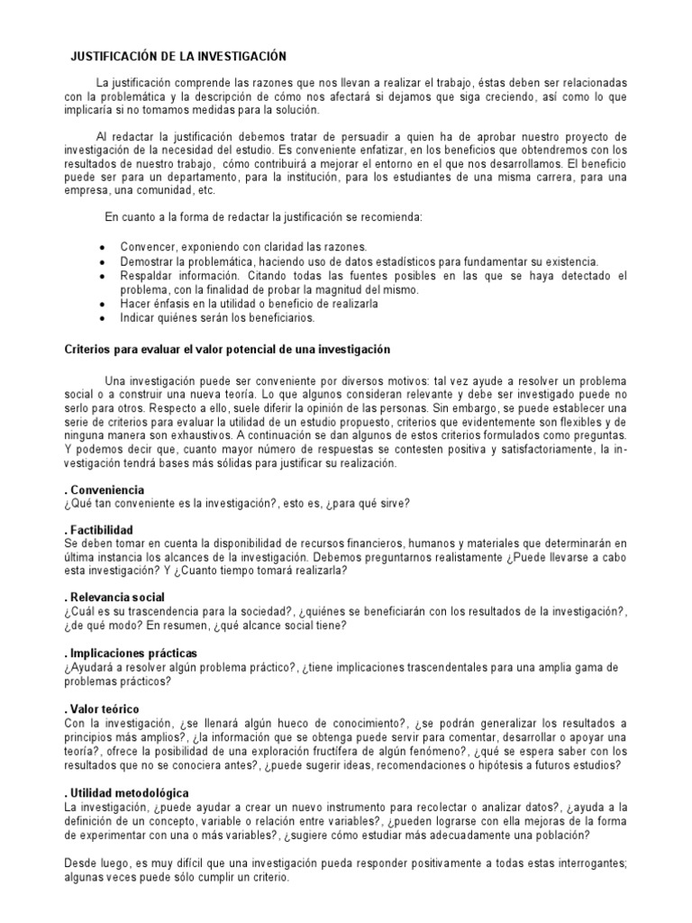 Leccion Sobre La Justificación | PDF | Teoría | Conocimiento