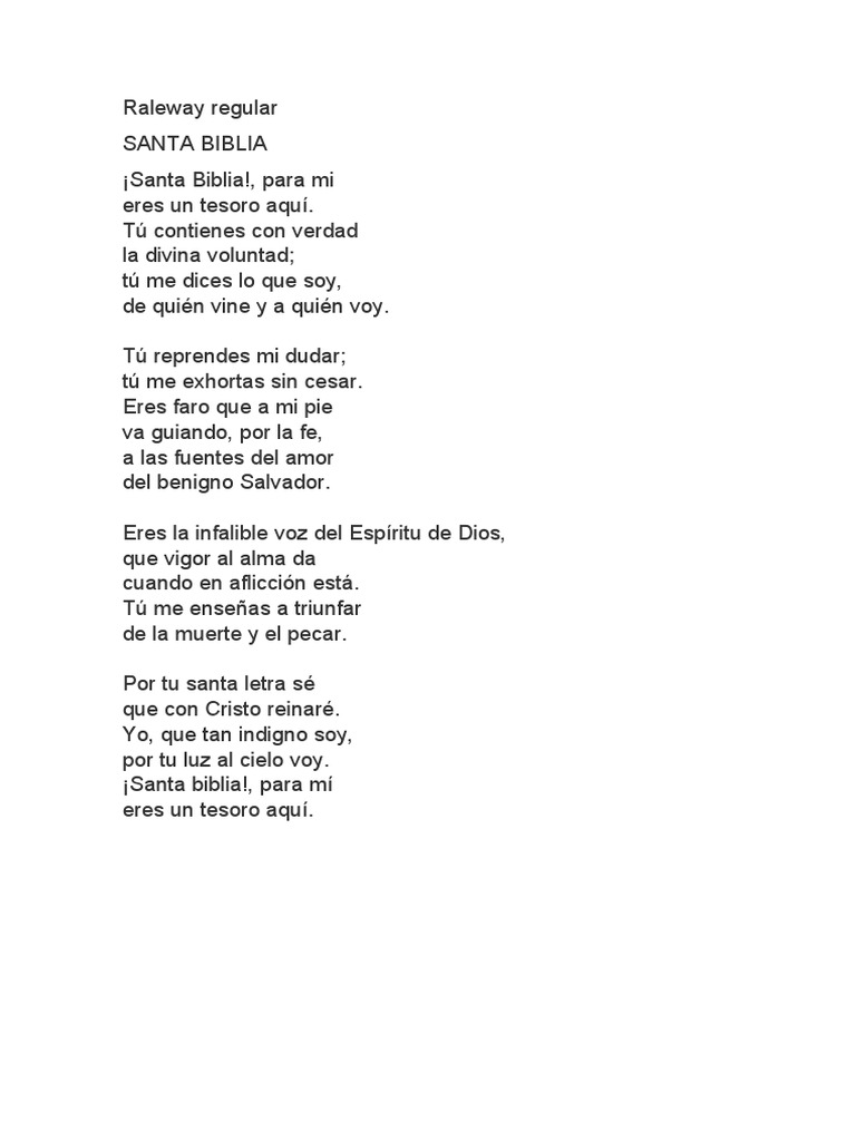 Letra de Himnos | PDF