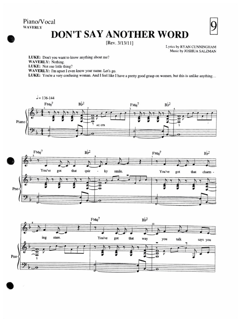 Don't Say Another Word | PDF