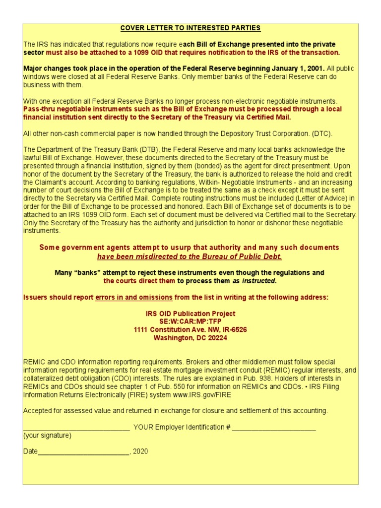 3 Day Notice To Report | Download Free PDF | Collateralized Debt ...