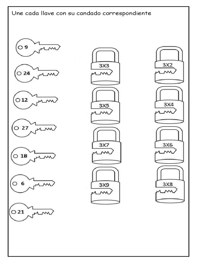 Actividades Tabla Del 3 | PDF