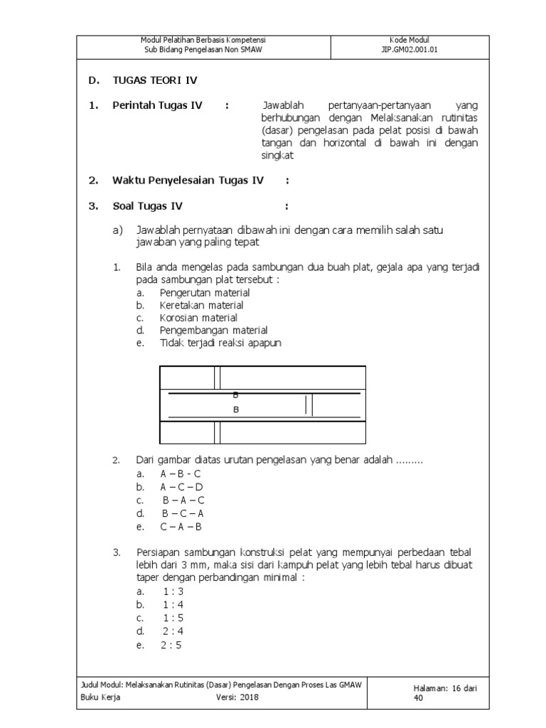 Pelatihan Pengelasan GMAW | PDF