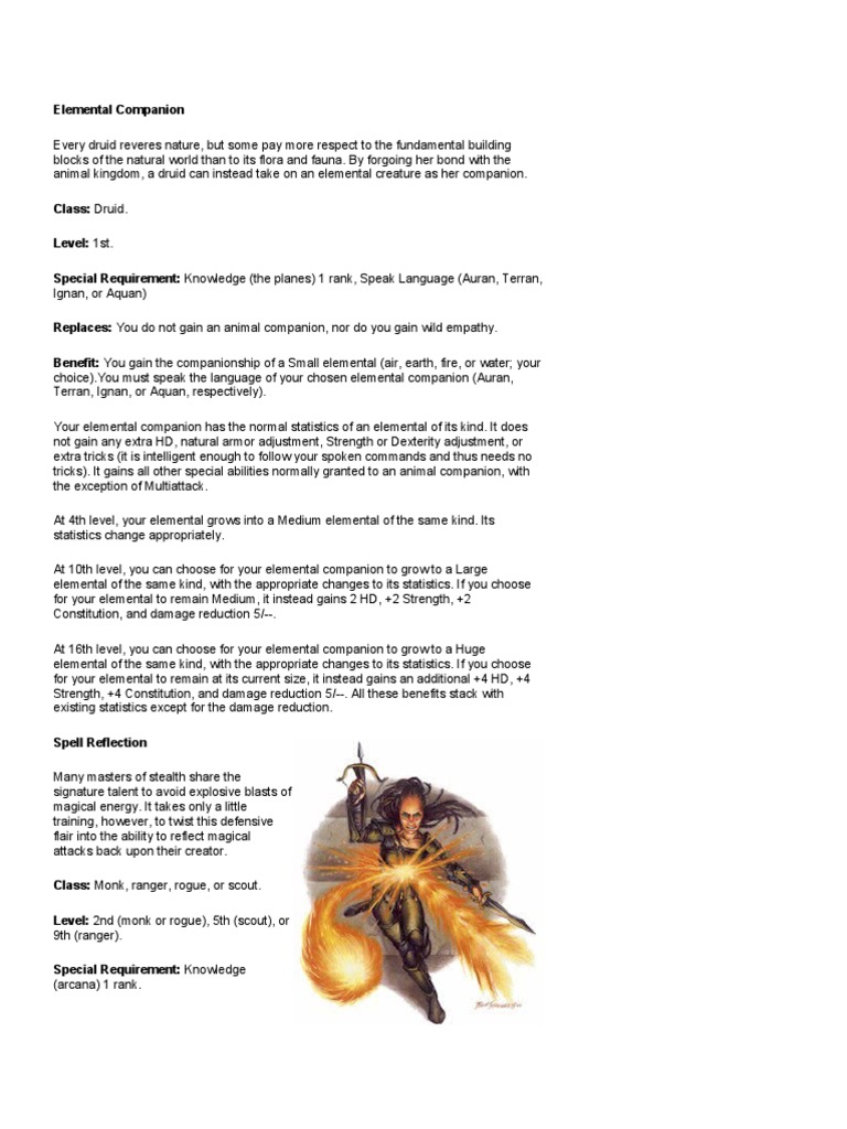 Elemental Companion | PDF | Fantasy Games | Dungeons & Dragons