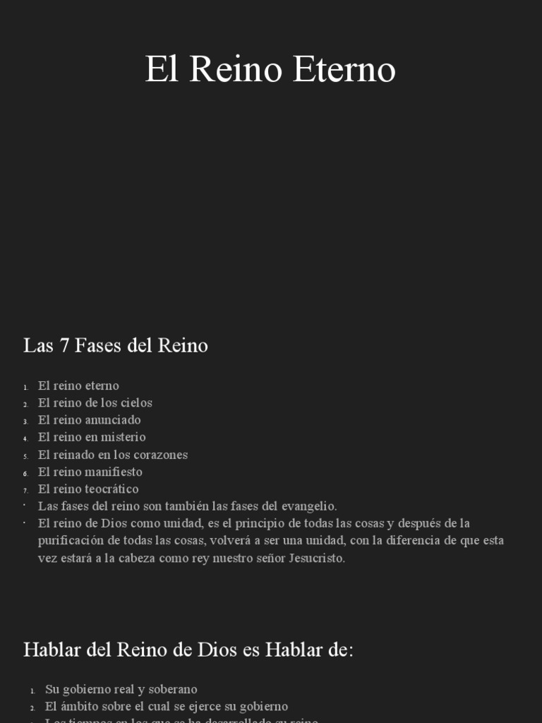 El Reino Eterno | PDF