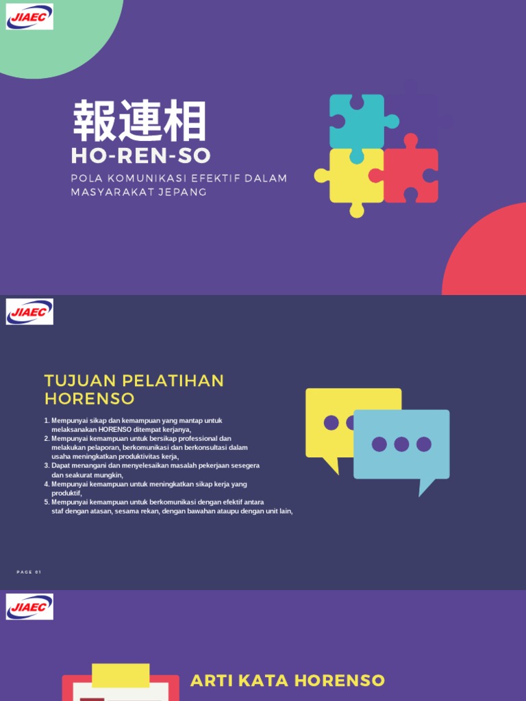 Materi Dan Tugas Horenso | PDF