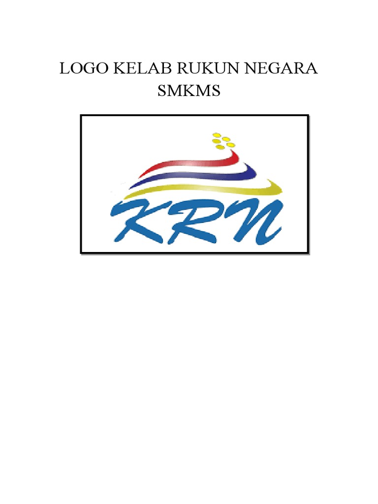 Logo Kelab Rukun Negara SMKMS | PDF