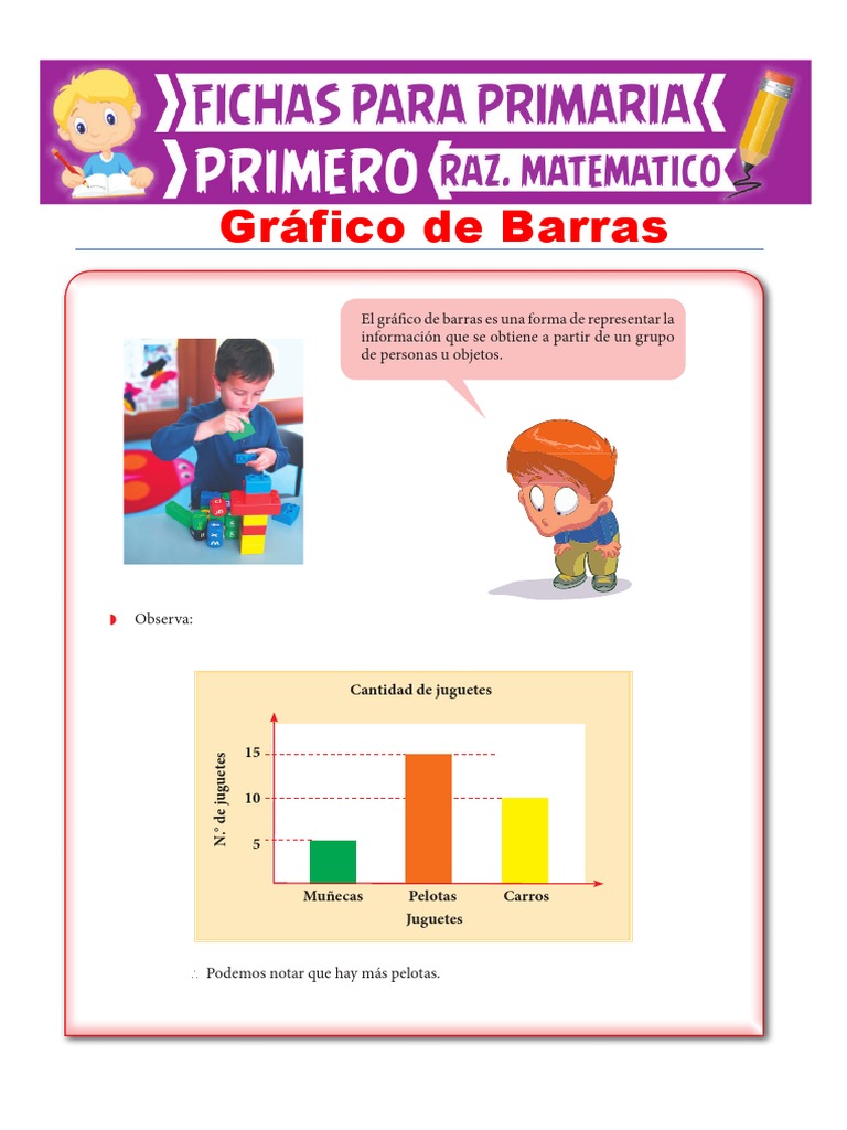 Gráfico de Barras para Niños para Primero de Primaria | PDF | Juguetes ...