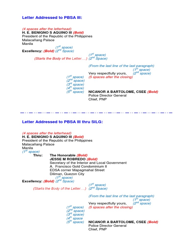 Annex A - Letter Format | Download Free PDF | Philippines | Government