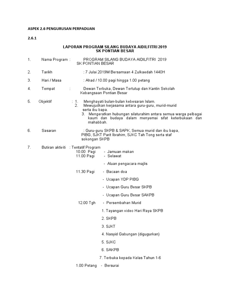 Program Silang Budaya | PDF