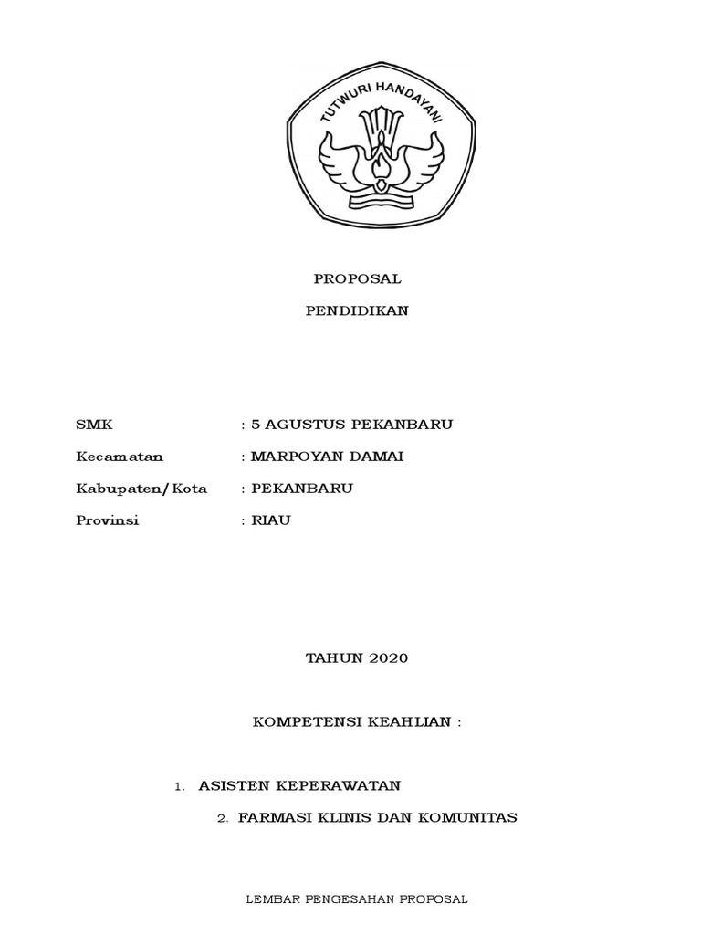 Proposal Pendidikan | PDF