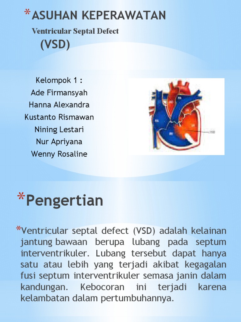 Asuhan Keperawatan (VSD) : Ventricular Septal Defect | PDF
