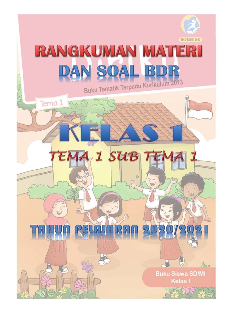 Soal BDR Kelas 1 Tema 1 ST 1 | PDF