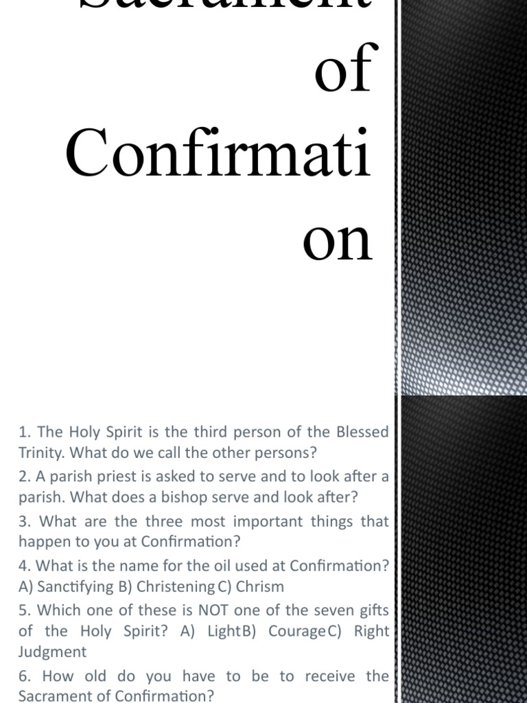 Confirmation Powerpoint | PDF