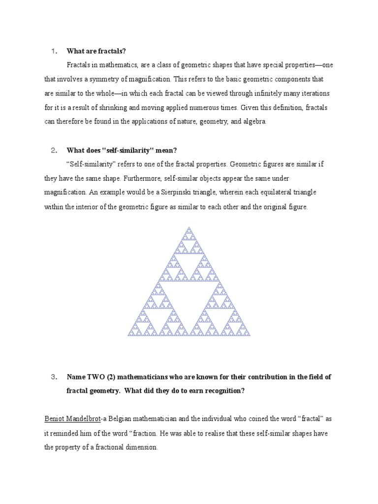 C31 SO Fractals | PDF | Fractal | Shape
