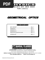 Geometrical Optics Complete Notes | PDF