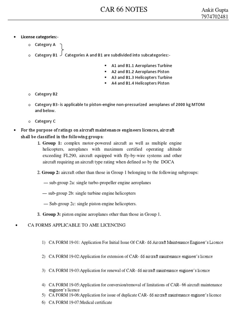 Car 66 Notes Pdf Pdf Business