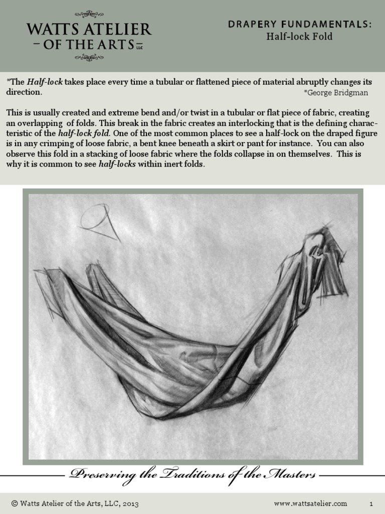 Preserving The Traditions of The Masters: Drapery Fundamentals: Half ...