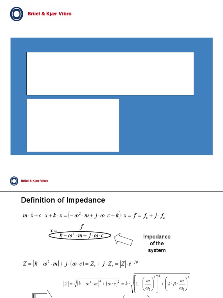 Understanding Machinery Dynamics Through Impedance Analysis | PDF ...