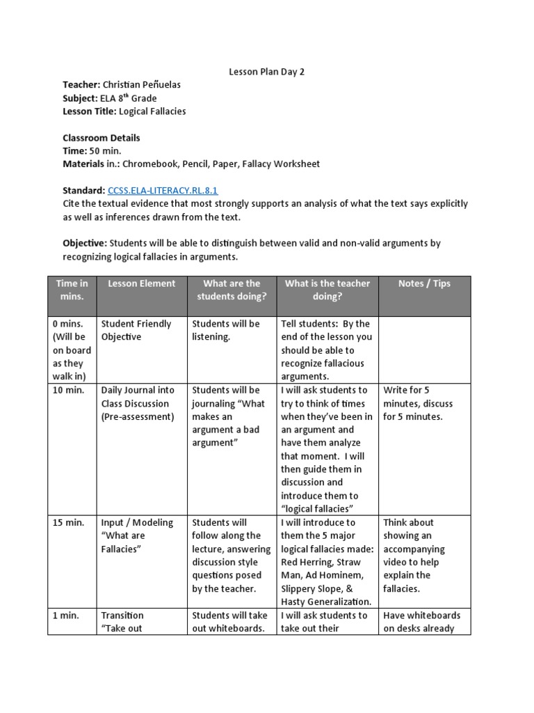 Understanding Logical Fallacies | PDF | Fallacy | Worksheet