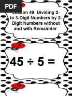 Grade 3 Division Lesson Plan | PDF | Lesson Plan | Teachers