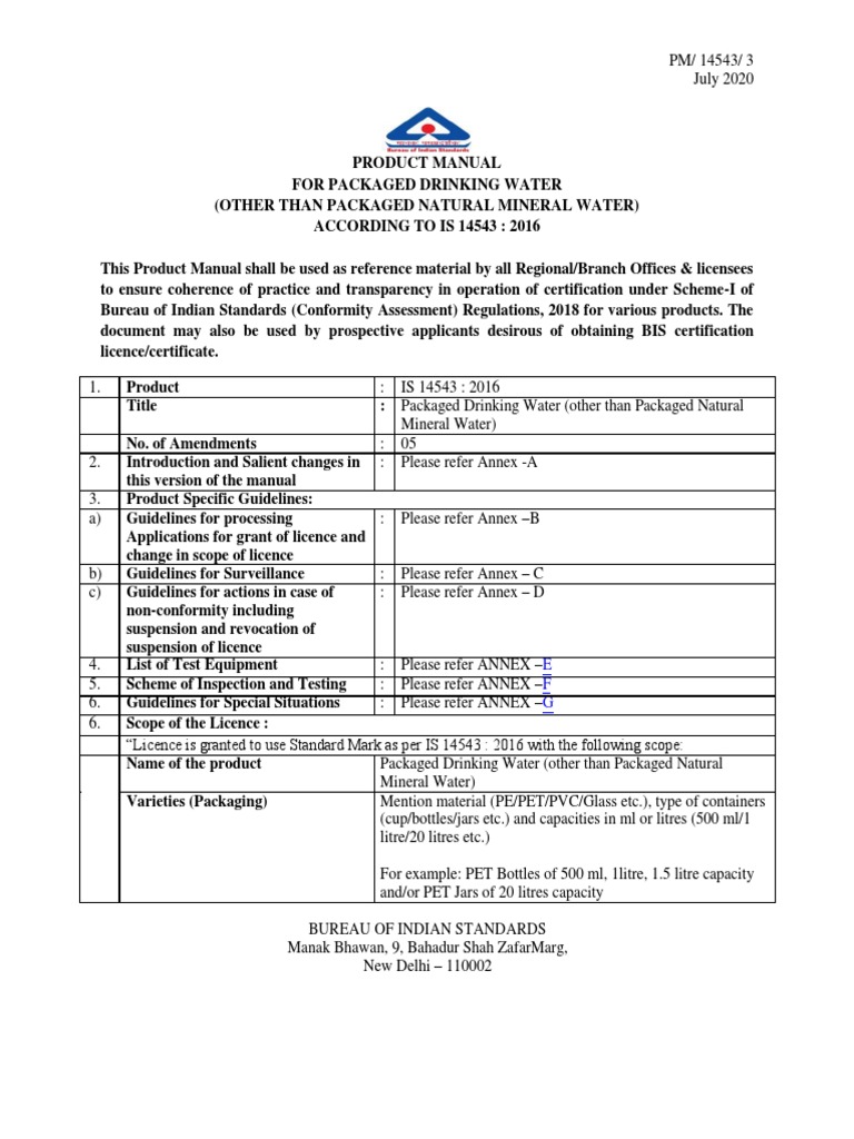 Revised PDW Manual | PDF | Calibration | Packaging And Labeling
