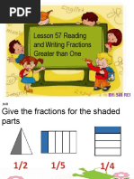 Lesson Plan in Mathematics 3 | PDF | Fraction (Mathematics) | Teaching