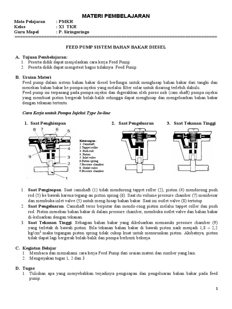 SISTEM BAHAN BAKAR Diesel | PDF