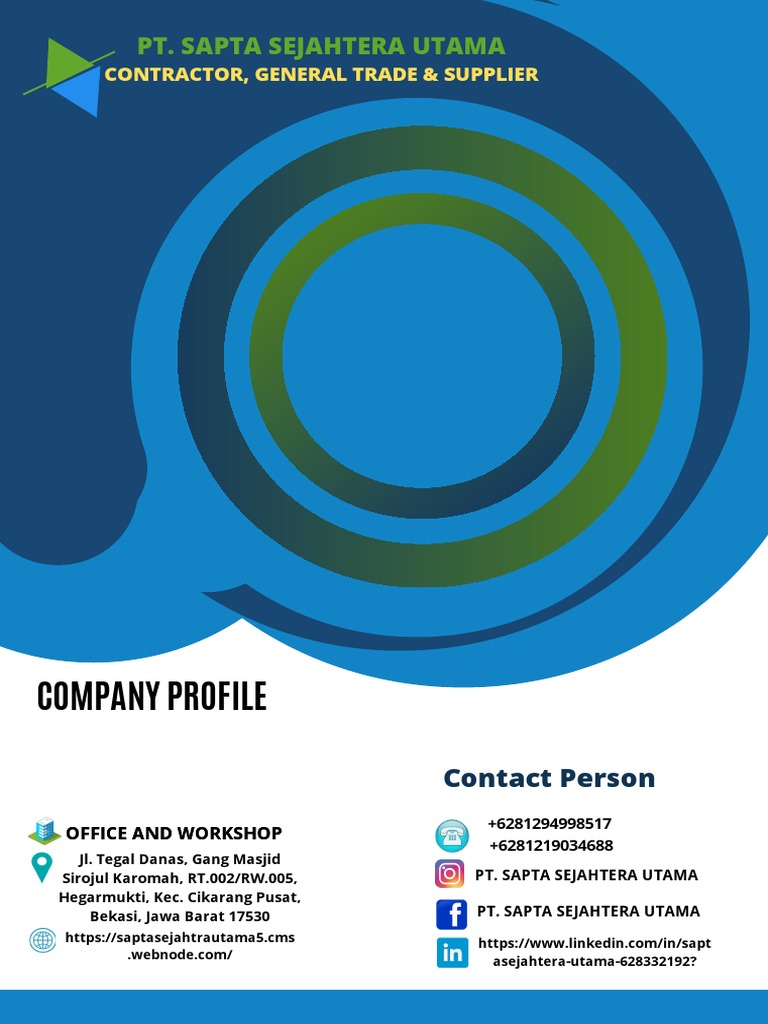 Profil Perusahaan PT. Sapta Sejahtera | PDF | Bisnis