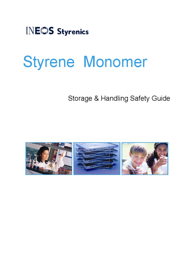Styrene Monomer: Storage & Handling Safety Guide | PDF | Oxygen | Fires