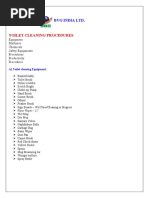 Daily Cleaning Sign Off Sheet | PDF
