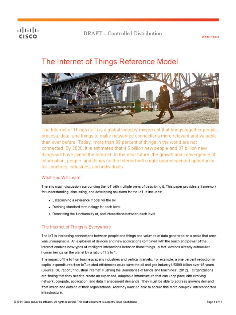 IoT Reference Model White Paper June 4 2014 | PDF | Internet Of Things ...