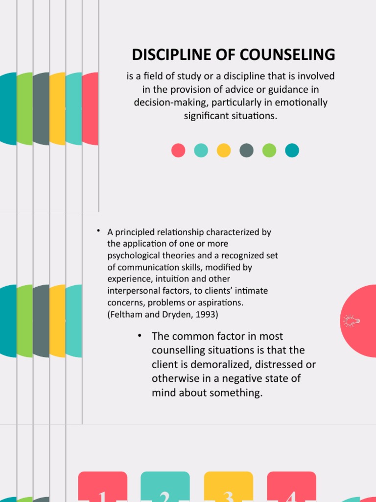 Diss 11 - Discipline of Counseling | PDF | Counseling Psychology ...