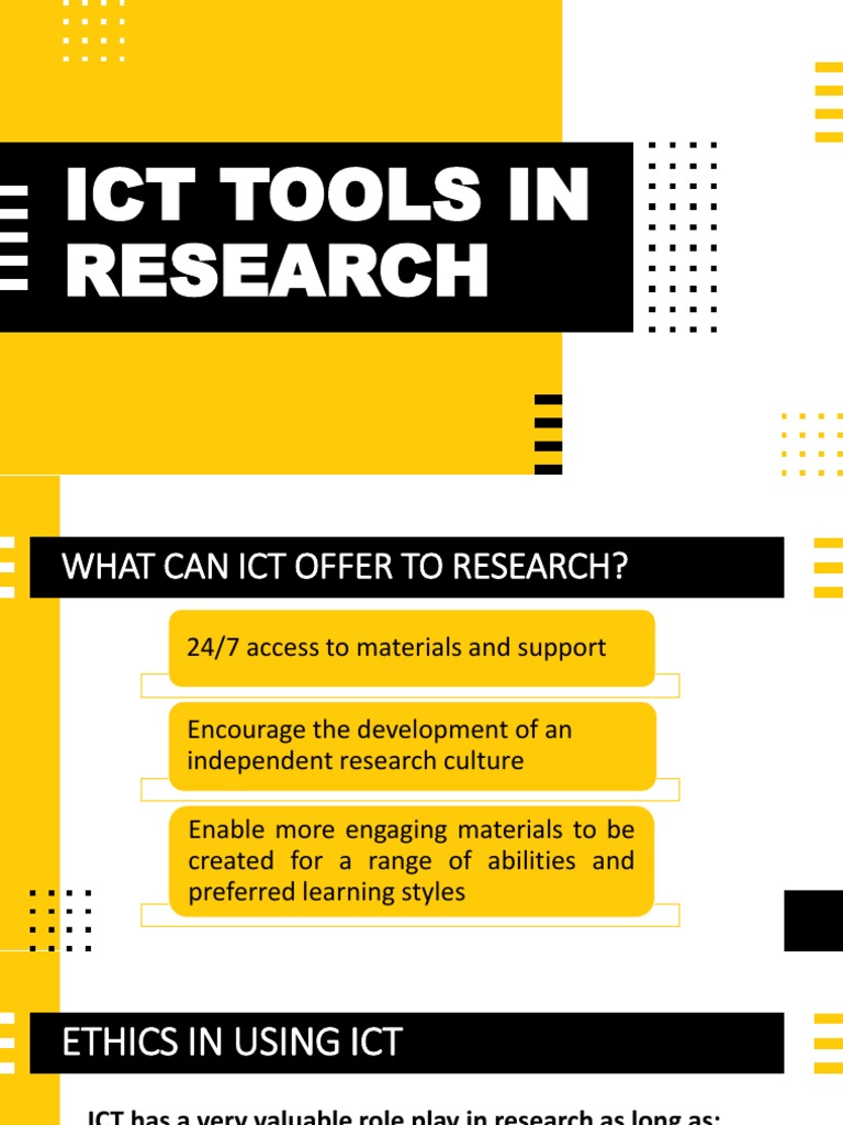 Supporting Tools For Research REVISED LATEST | PDF | Academic Journal ...