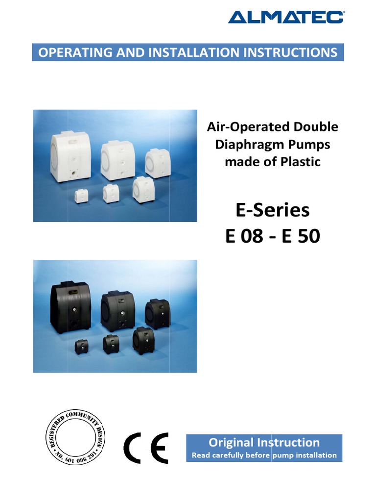 Almatec E-Series 2016 | PDF | Pump | Valve