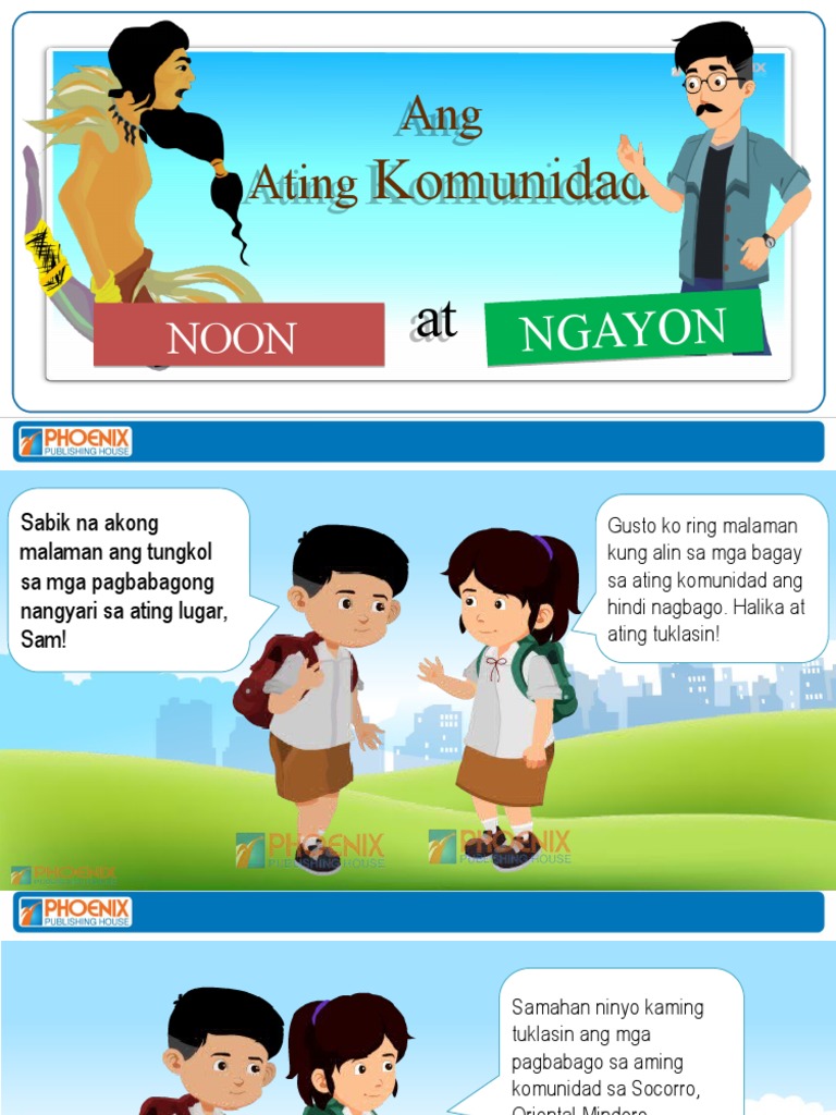 Ang Ating Komunidad Noon at Ngayon | PDF