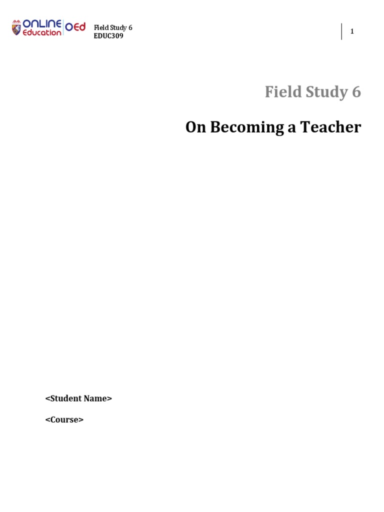 Field Study 6 Portfolio Requirement | PDF | Competence (Human Resources ...