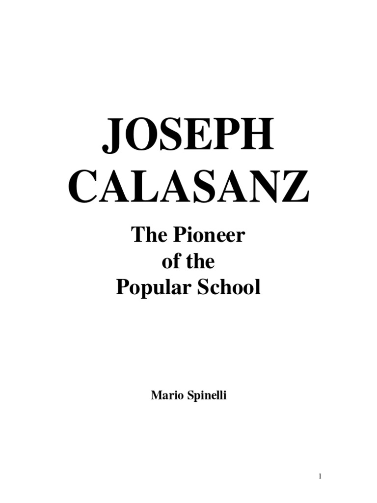 JOSEPH Spinelli, Final | PDF | Pope | Catholic Church