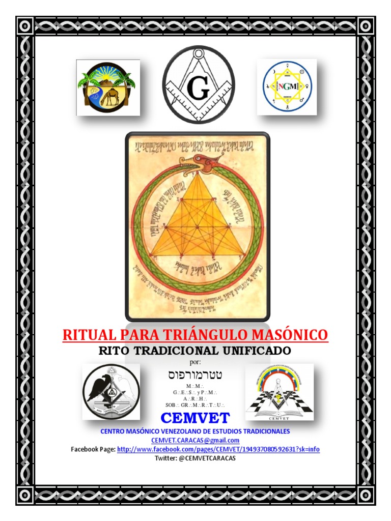Ritual para Triangulo Masonico Rito Tradicional Unificado PDF | PDF ...