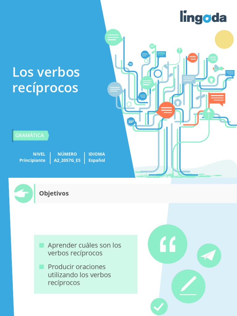 Los Verbos Recíprocos: Gramática | PDF | Pronombre | Verbo