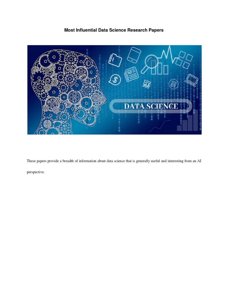 Most Influential Data Science Research Papers | PDF | Robust Statistics ...