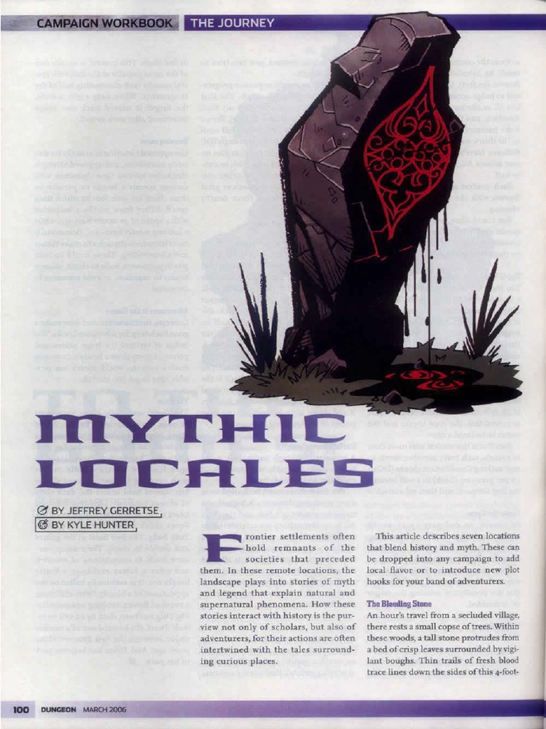 Compil - Info - Pages de Dungeon - Gurps Conan | PDF | Nature