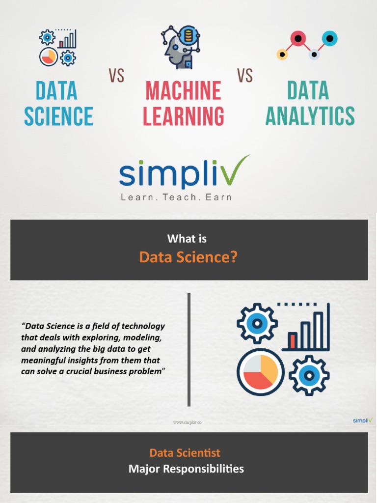 Data Science Vs Machine Learning Vs Data Analytics | PDF | Data Science ...