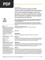 DASH Questionnaire Guide | PDF