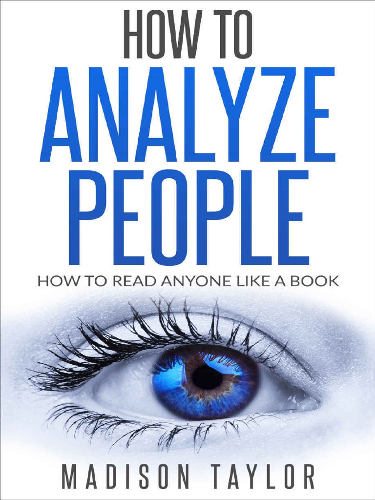 How To Analyze People How To Read Anyone Like A Book Pdf