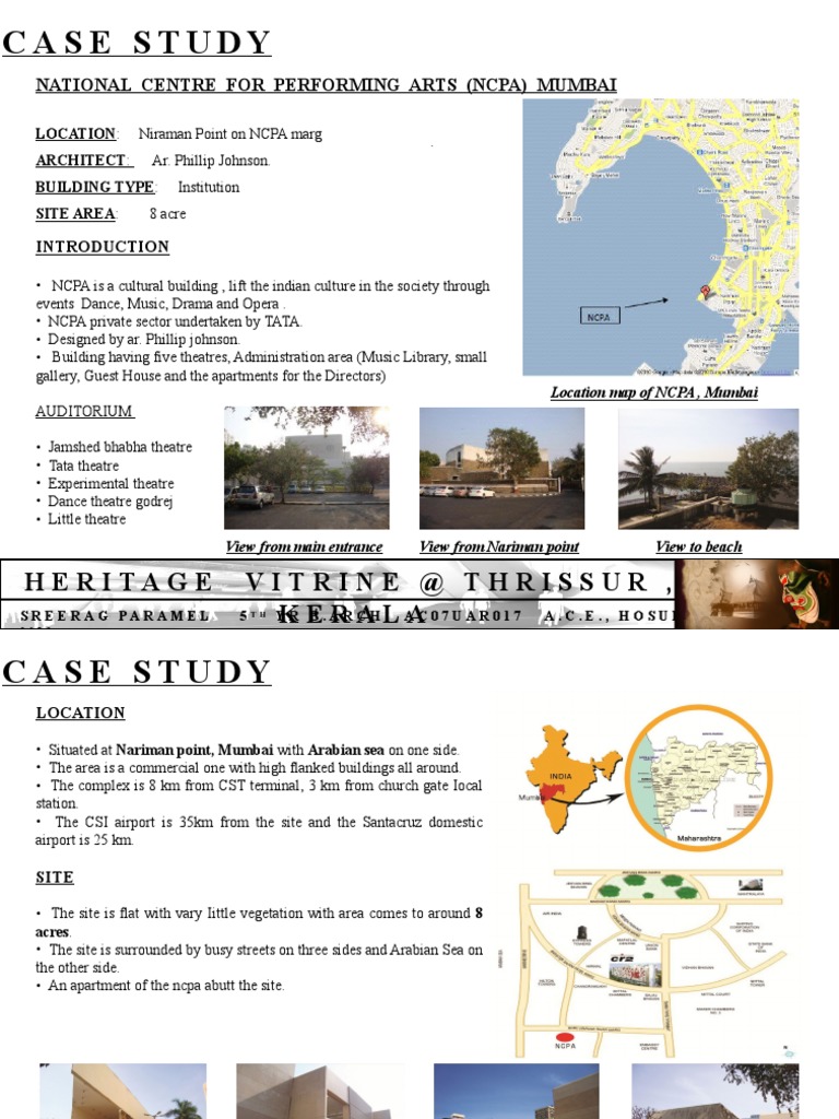 Ncpa Case Study | PDF | Architectural Elements | Building Engineering