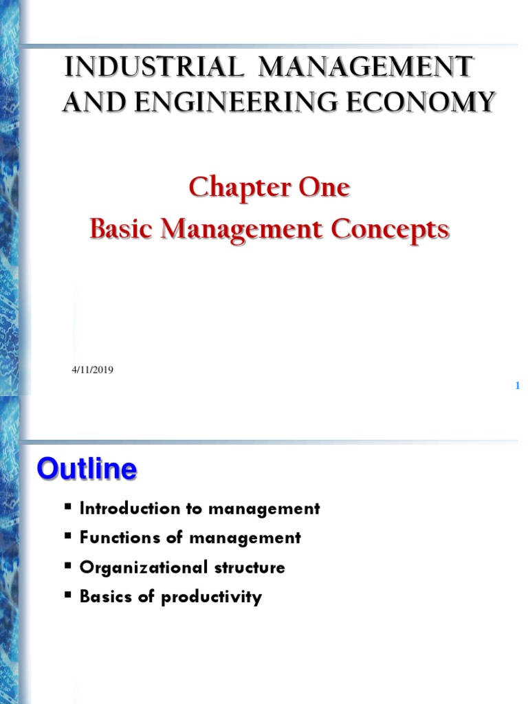 Introduction to Management Concepts | PDF | Resource | Organizational ...