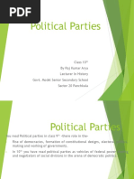 Class 10 Civics Chapter 4 Notes - Political Parties Free PDF | PDF ...