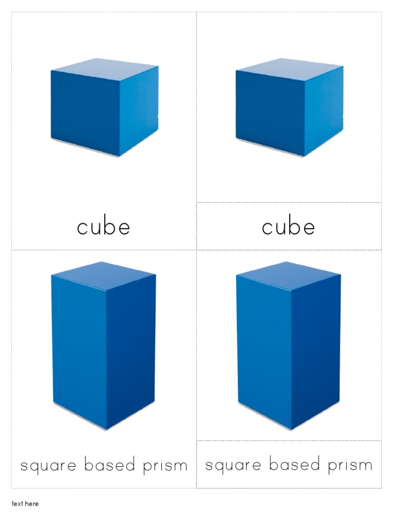 Geometric Solids Nomenclature Cards | PDF