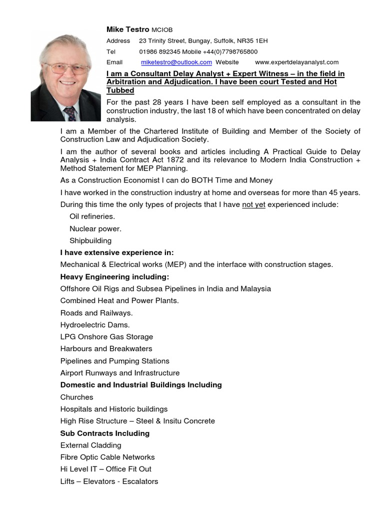 Mike Testro | PDF | Nature | Business